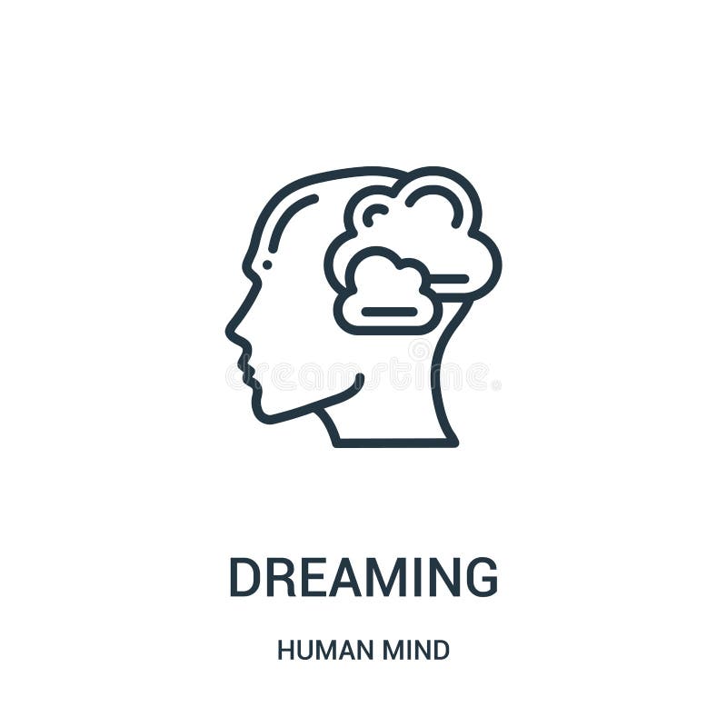 Dreaming Icon, Cartoon Style Stock Vector - Illustration of cartoon ...