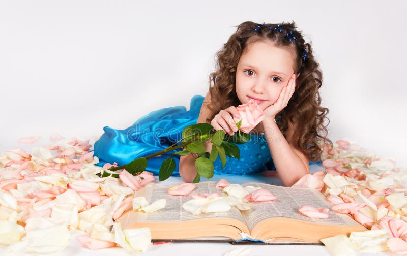 The dreaming princess stock photo. Image of lying, princess - 24120940