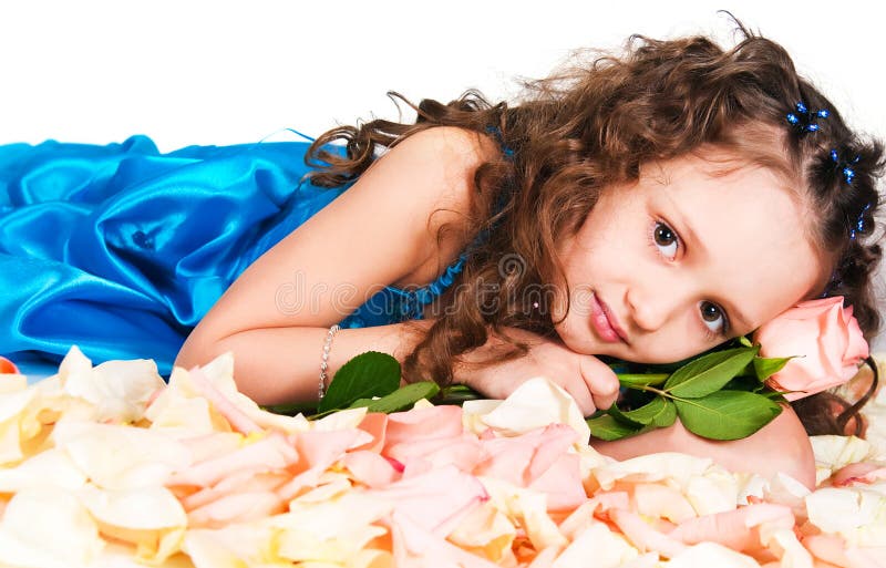 The dreaming princess stock photo. Image of brown, smiling - 49940742