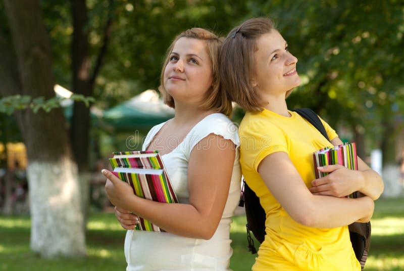 Dreaming Student with Books Stock Photo - Image of cute, learning: 27238066