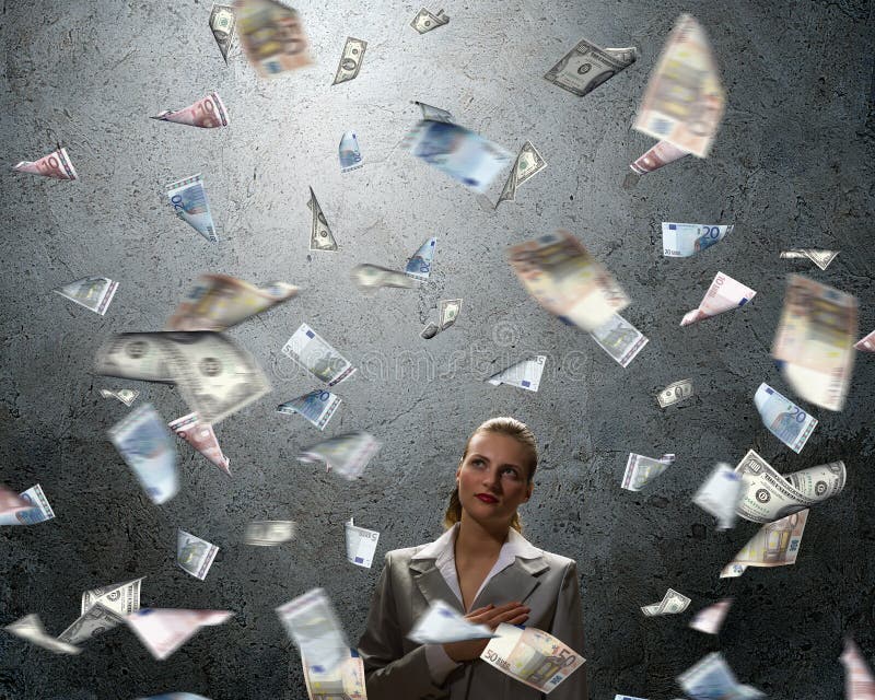 Dreaming To Become Rich Stock Image Image Of Currency 72223871
