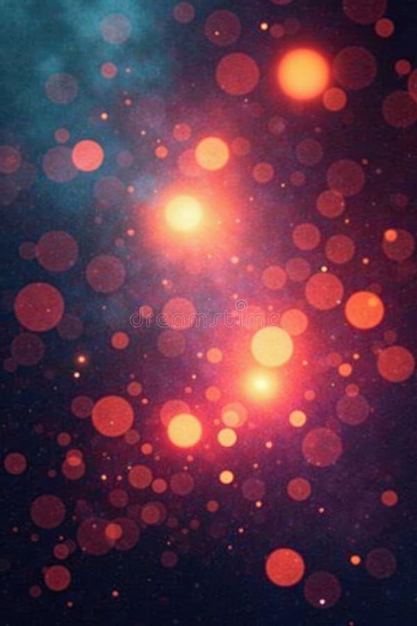 Dreamlike, Blurred Lights Create Ethereal Glow , Stars, Texture Stock ...