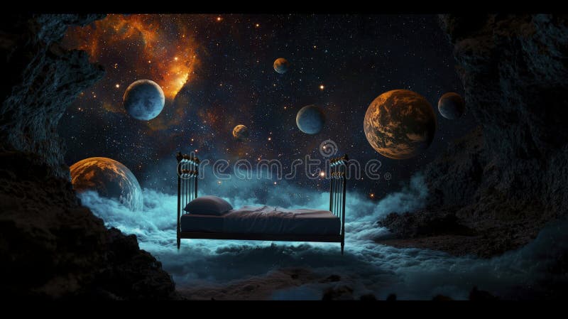 Dreamlike Cosmic Journey Outer Space Digital Artwork Surreal ...