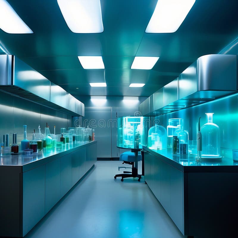 An Ultra-modern Genetic Modification Lab. AI Generated Stock ...