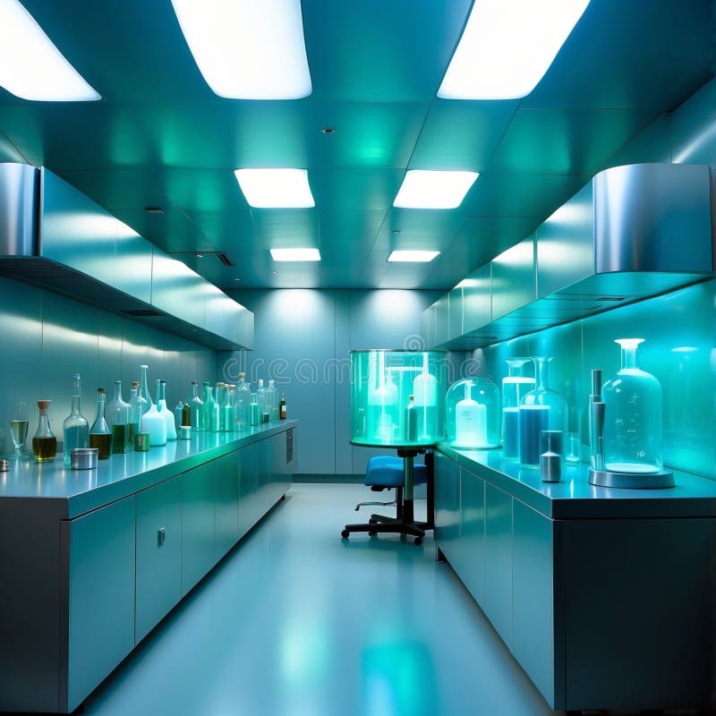 An Ultra-modern Genetic Modification Lab. AI Generated Stock ...