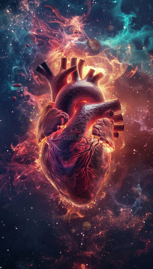 A Dreamlike Illustration of Heart, Brain, and Universe in Cosmic ...