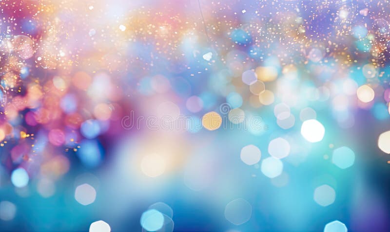 Dreamlike Image Filled with Dynamic, Blurred Circles of Color. AI ...