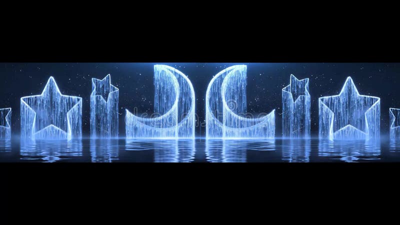 Dreamlike Particle Starry Sky Background Loop Stock Footage - Video of ...