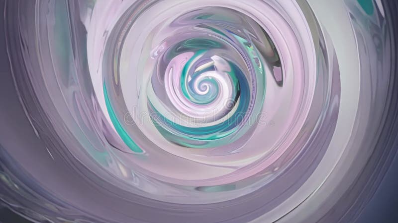 A Dreamlike Sequence of Spirals Spiraling and Rotating into Infinity Leaving the Viewer in a ...