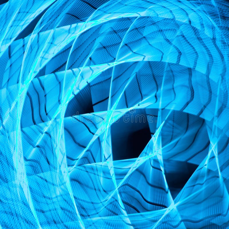 Dreams in Blue Shapes - Surreal. Stock Illustration - Illustration of ...