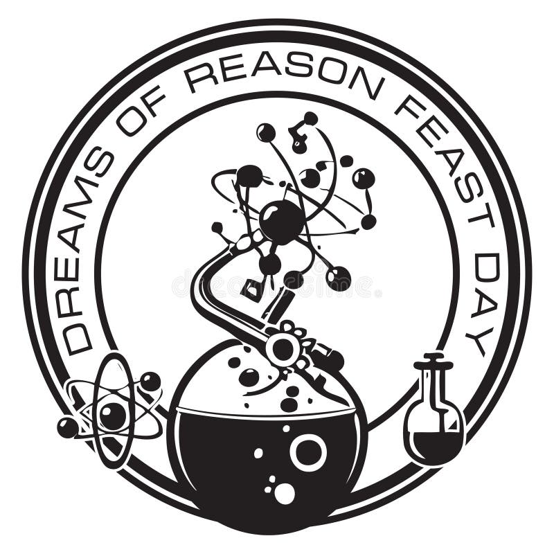 Dreams of Reason Feast Day stock vector. Illustration of experiment ...