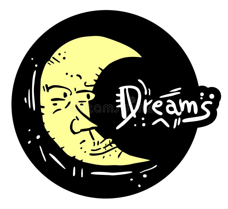Dreams stick stock vector. Illustration of male, astronomic - 26394701
