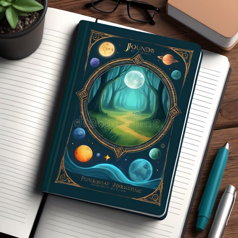 Dreamscape Diary: AI-Generated Fantasy Journal Mockup Stock ...