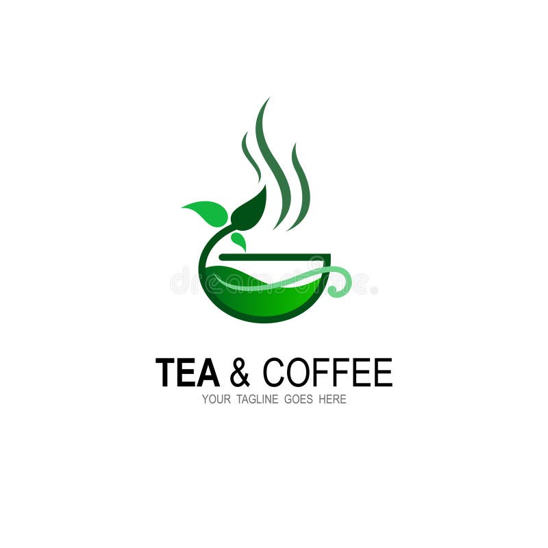 Coffee Logo and Tea Design, Cafe Logo , Stock Vector - Illustration of ...