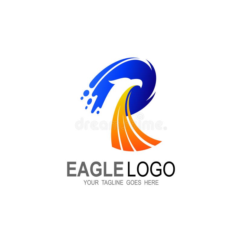 Eagle Logo and Wing Icons, Animal Design Vector Stock Vector ...