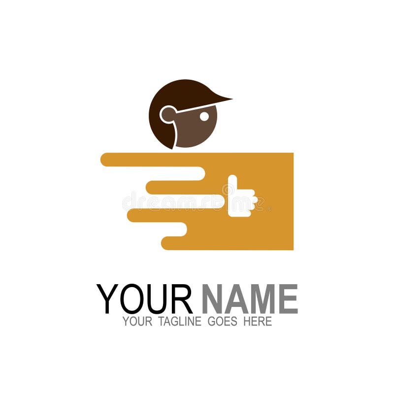 Package Delivery Service Logo Quickly, Speed Symbols and Delivery ...