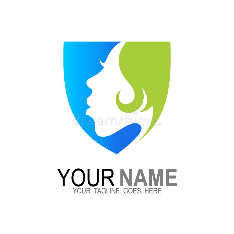 Female Logo Shield Stock Illustrations – 637 Female Logo Shield Stock ...