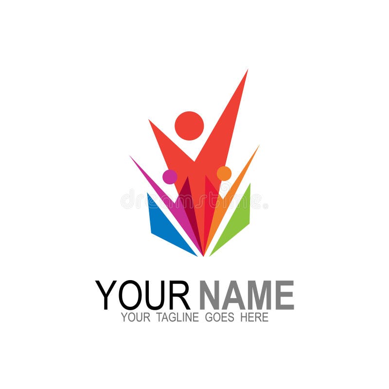 People Icons, Human Logo+ Social Logo Stock Vector - Illustration of ...