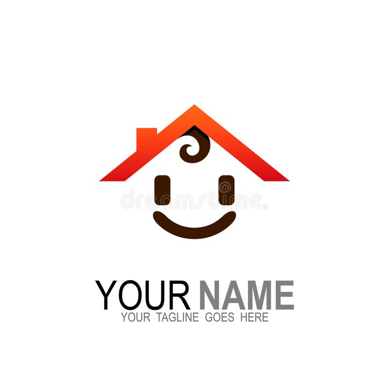 Smiling House Logo Stock Illustrations – 720 Smiling House Logo Stock ...