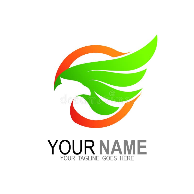 Phoenix Logo, Circular Shape and Modern Look Stock Vector ...