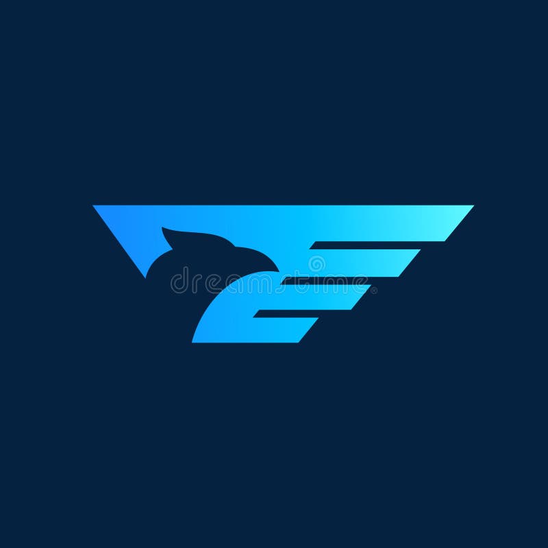 Eagle Logo , Eagle Logo Fly with Maximum Speed Stock Vector ...