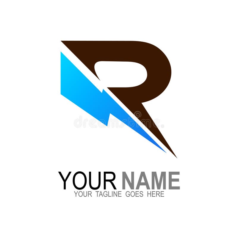 Thunder Letter R Logo Stock Illustrations – 69 Thunder Letter R Logo ...