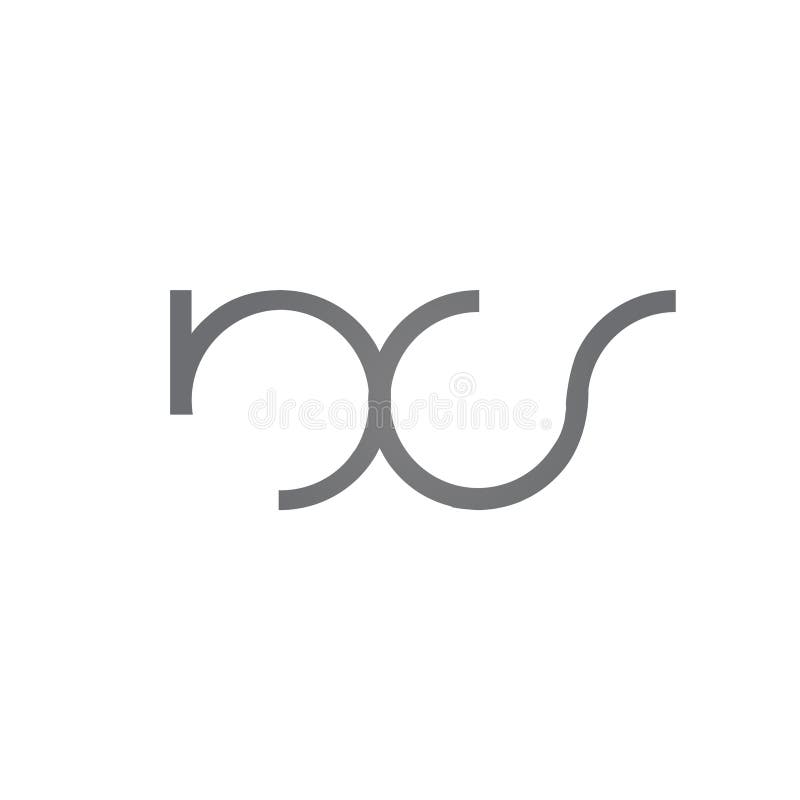 Infinity Letter BCS in Grey Logo Stock Illustration - Illustration of ...