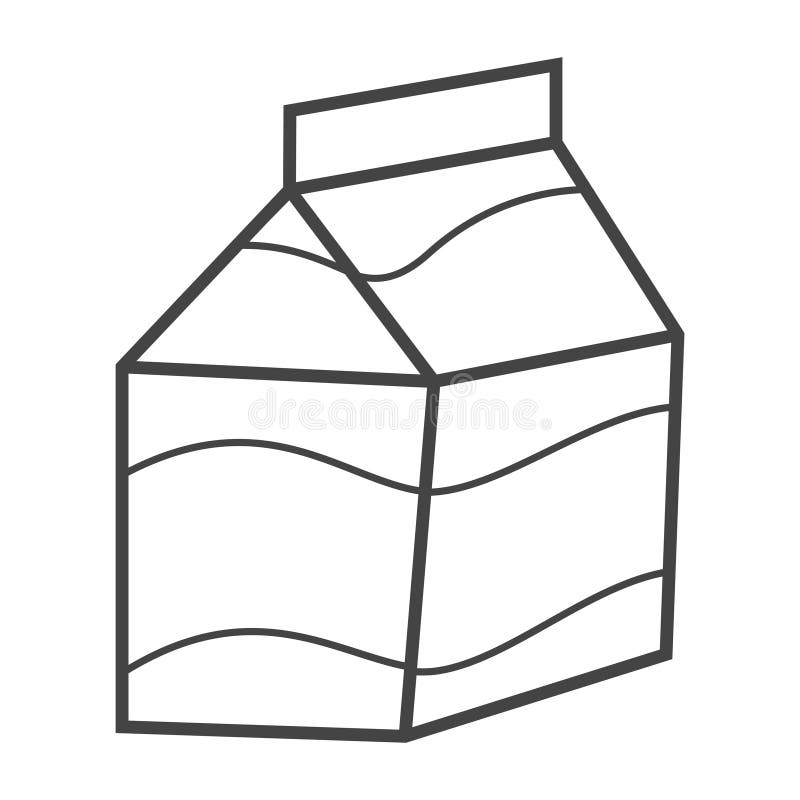 Milk Carton Outline Stock Illustrations – 1,618 Milk Carton Outline ...