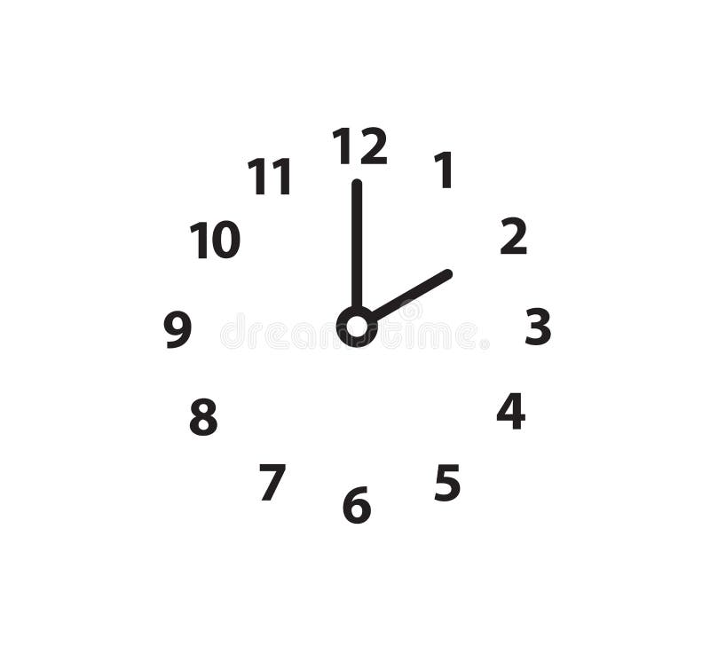 Clock Icon, Time Vector Clock Illustration, Time Symbol, Alarm Clock ...