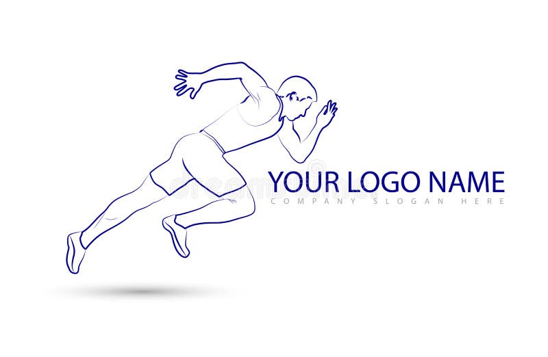 Running Man Dash Logo Stock Illustrations – 16 Running Man Dash Logo ...