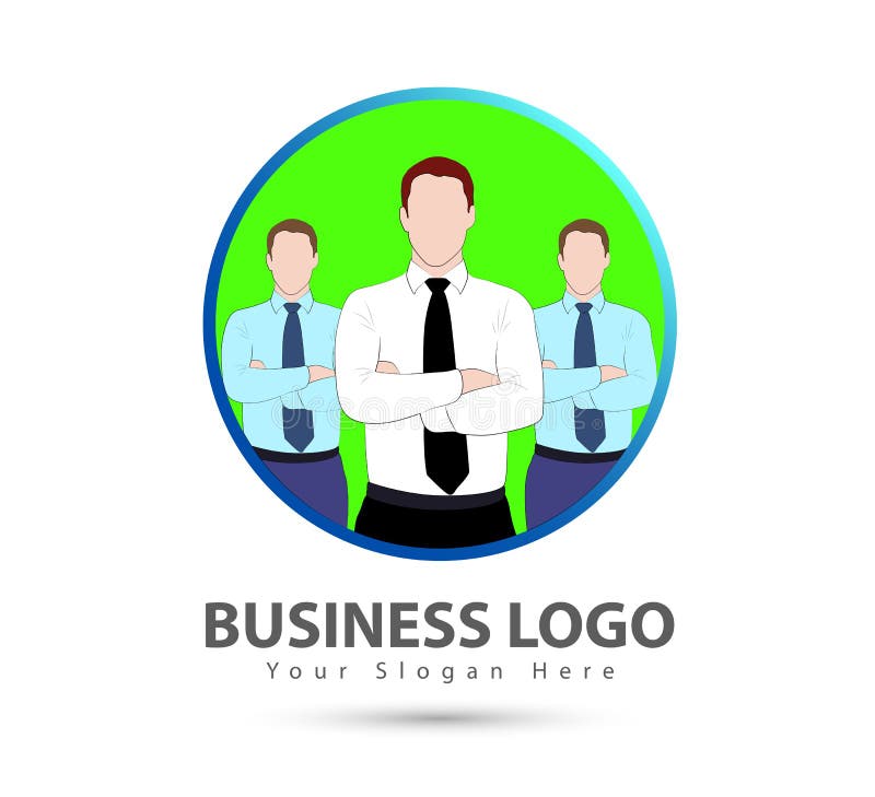 Teamwork Businessman Staff New Logo, Partnership Icon - for Stock ...