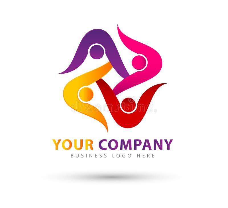 Four Friends Logo Graphic Stock Illustrations – 69 Four Friends Logo ...