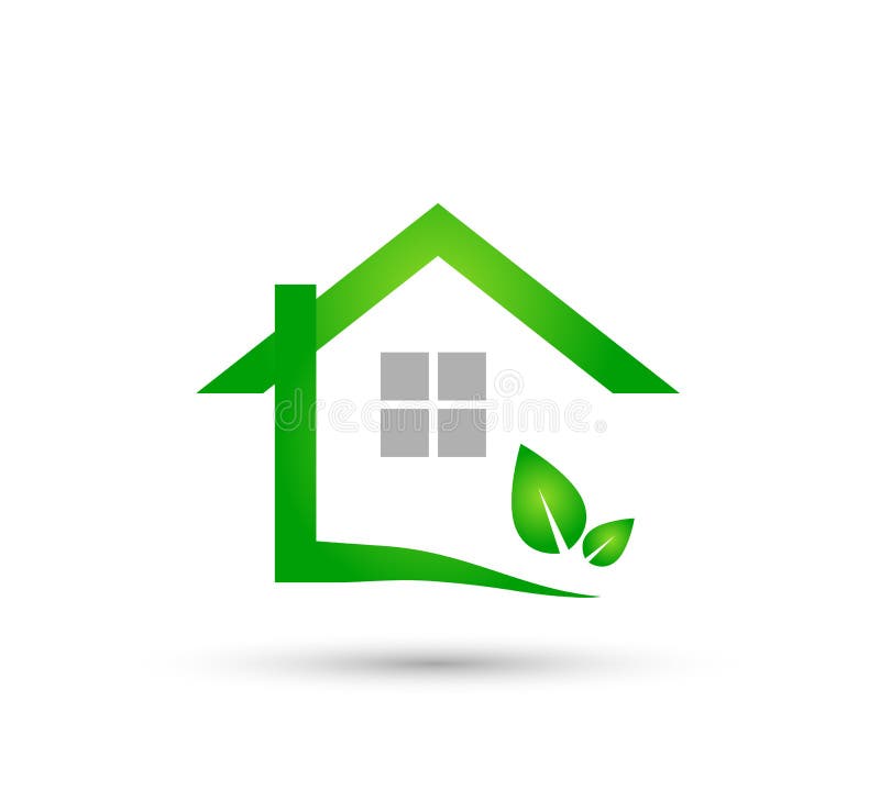 Green House Community Model Abstract, Family Together Real Estate Logo ...