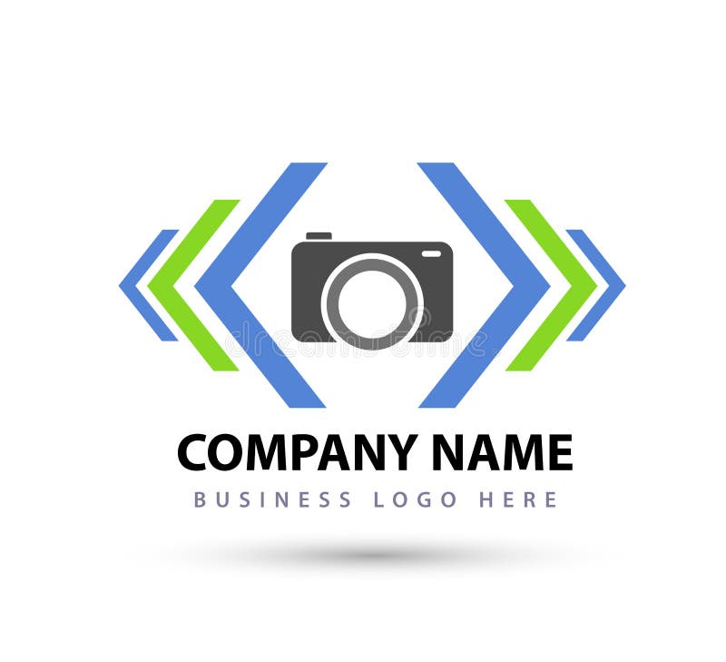 Abstract Square, Camera ,arrow Shaped Colorful New Business Logo for ...