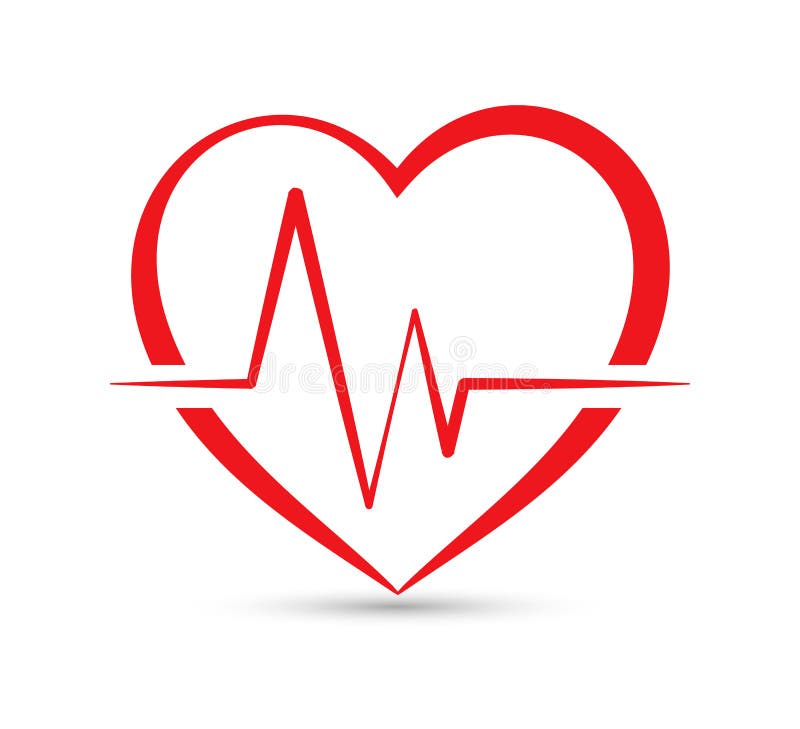 Heart Beat Line Vector. Abstract, Heartbeat. Stock Vector ...