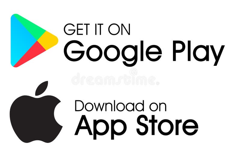 White Google Play App Store Icons Stock Illustrations – 130 White ...