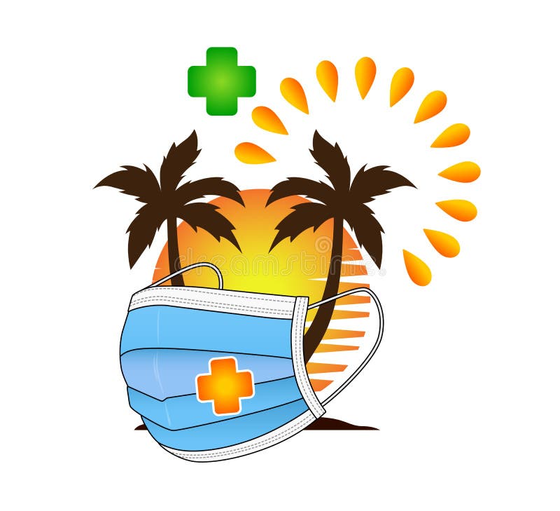 Protective, Medical Face Mask Icon, Surgical Face Mask with Evening ...