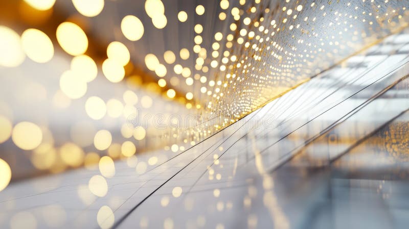 Dreamy Abstract Background of a Spacious Shopping Hall with Blurred ...