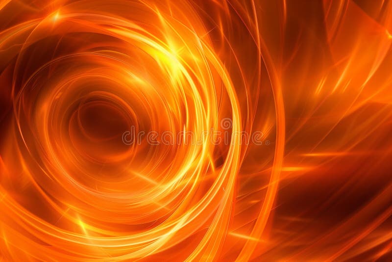 Dreamy Abstract Orange Circle Light Effect Background for Creative ...