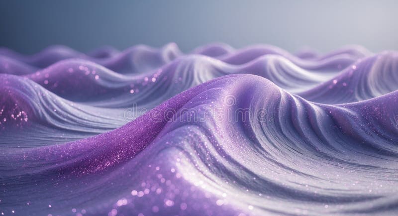 Dreamy Abstract Waves with Sparkling Purple Textures Stock Photo ...