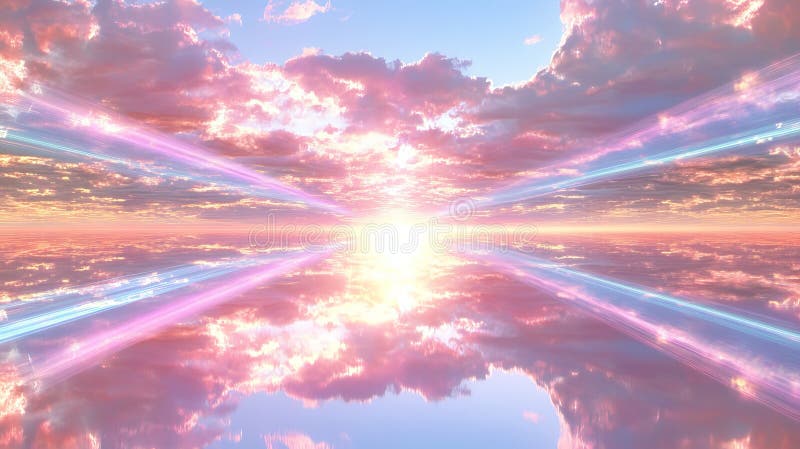 Dreamy Background Designs with Soft Pastel Cyber Clouds Featuring Pink ...