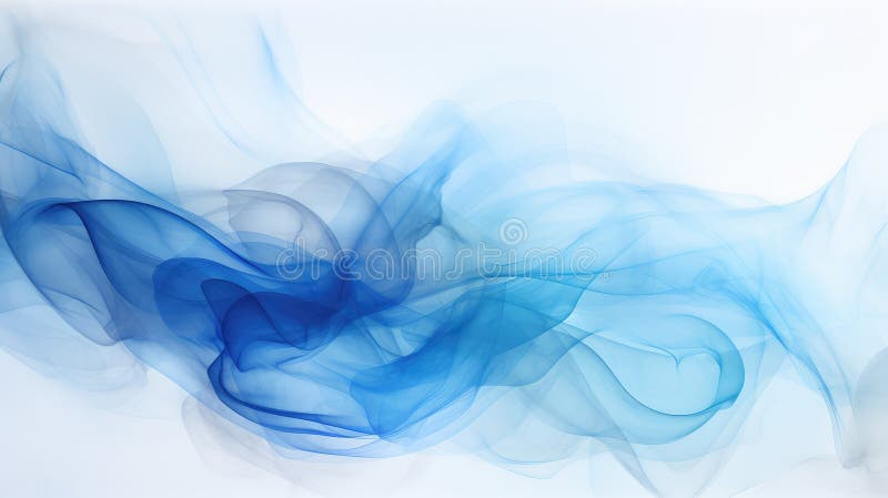 Dreamy blue brush stroke stock illustration. Illustration of aesthetic ...