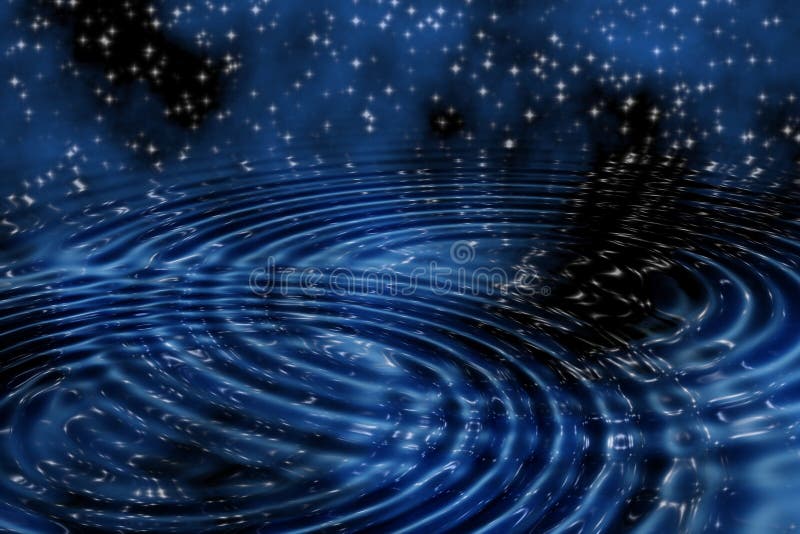 Dreamy blue sky stock illustration. Illustration of night - 12762014