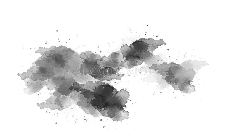 Dreamy Brush Stroke Texture Layer Stock Image - Image of watercolor ...