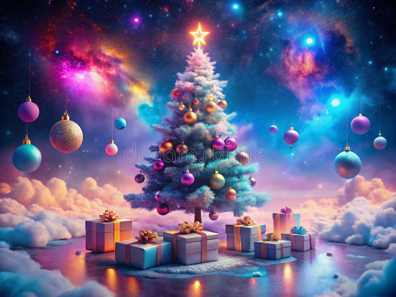 A Dreamy Christmas Wonderland Surreal Christmas Tree and Gifts in ... A Dreamy Christmas Wonderland Surreal Christmas Tree and Gifts in ...