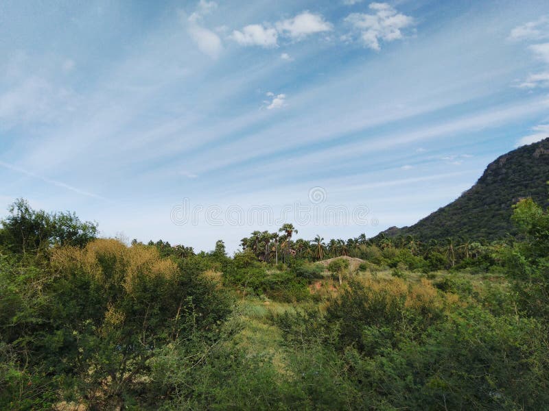 Dreamy Cloud Rays Over Mountain Stock Image - Image of mountain, dreamy ...