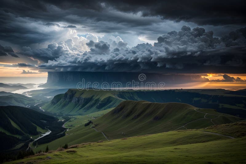A Dreamy and Ethereal Cloudscape with Wispy Clouds Floating in a Pastel ...
