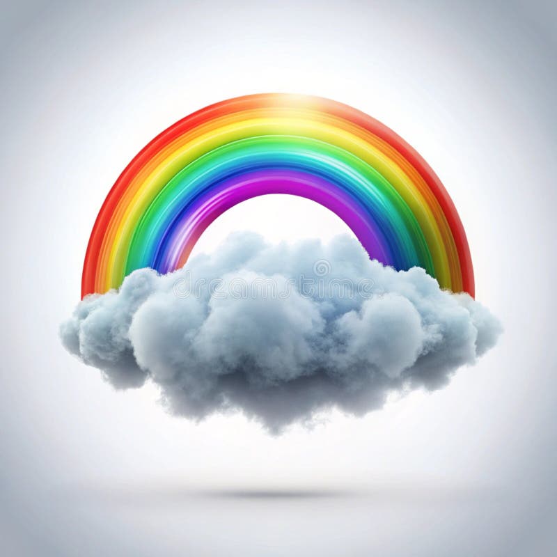 Floating Rainbow Stock Illustrations – 9,606 Floating Rainbow Stock ...