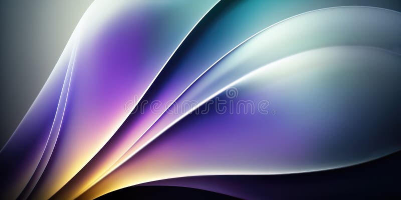 Dreamy Gradient Lines in Cool Purple and Blue Tones. Abstract ...