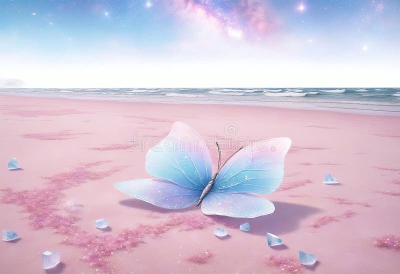 A Dreamy Journey through Fantasy Realms Stock Illustration ...